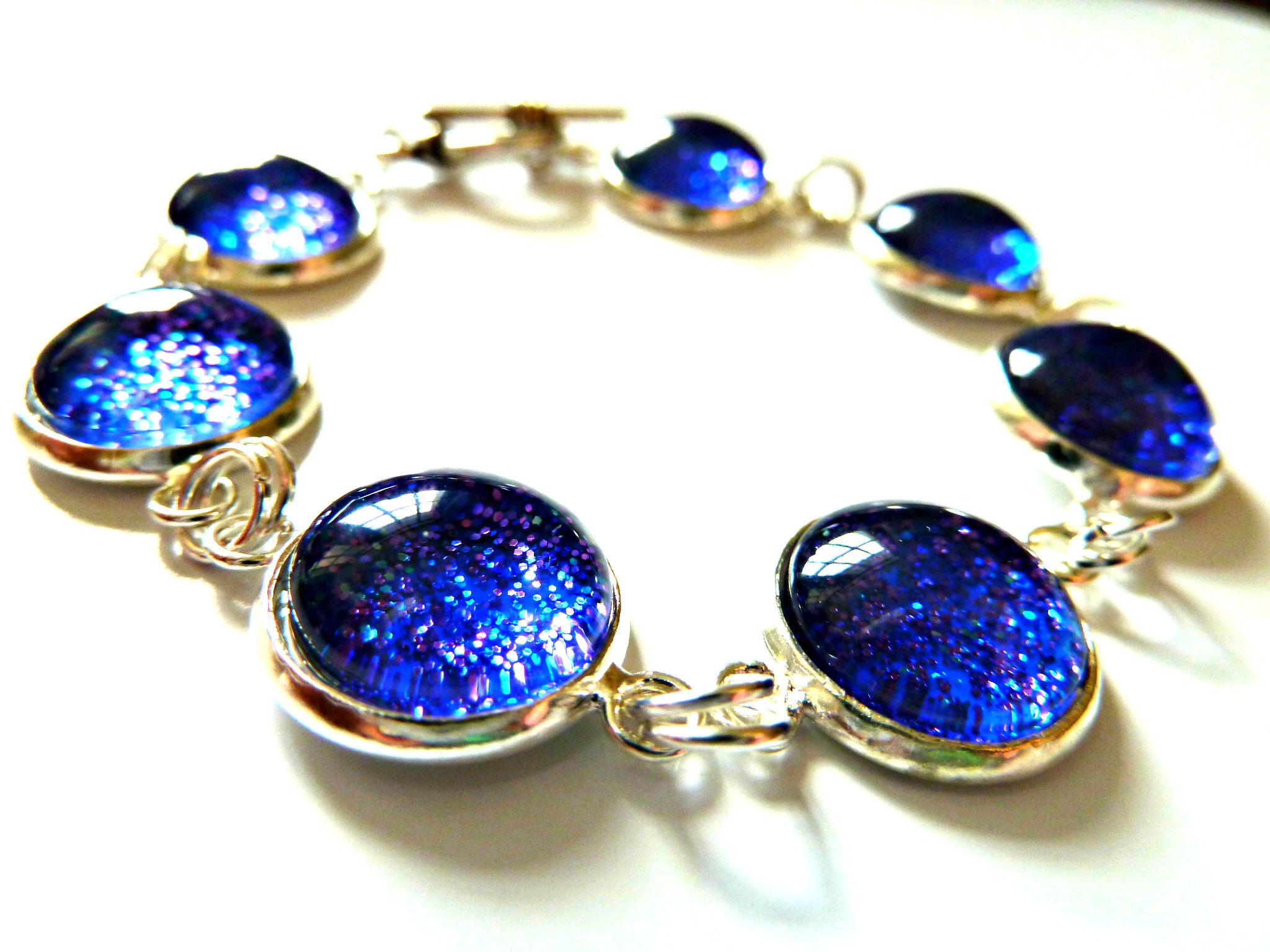 Galaxy Dark Blue Bracelet Garden Of England Jewellery Made With Glass ...