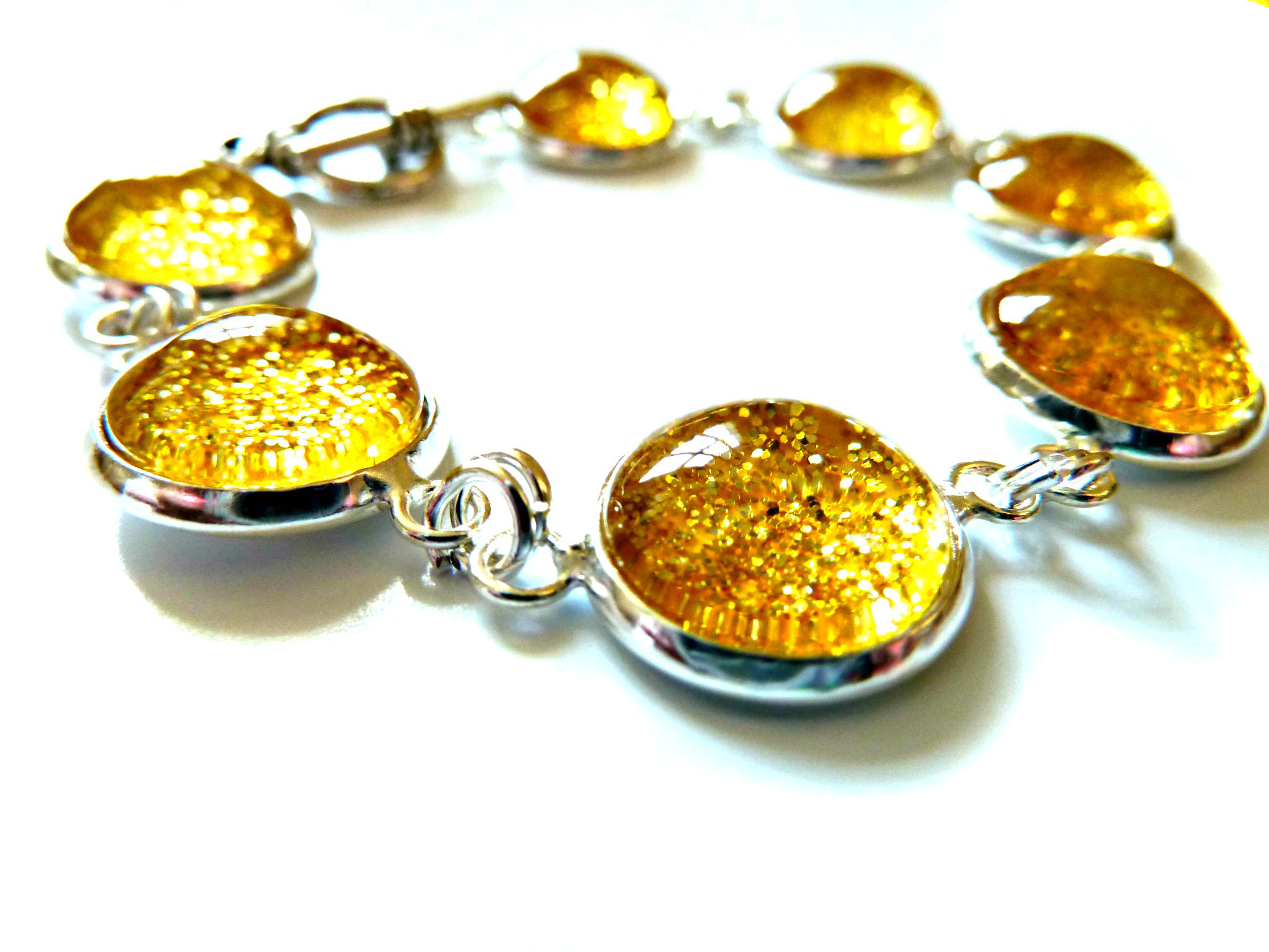 Galaxy Golden Bracelet Garden Of England Jewellery Made With Glass ...
